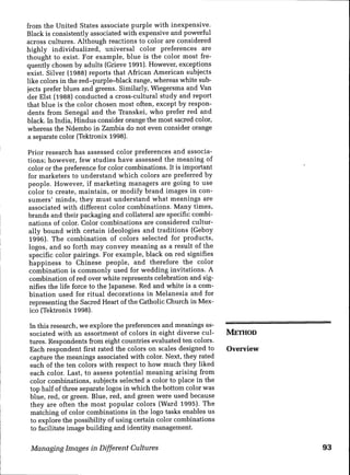 Cross culture and colour | PDF | Advertising Industry | Industries