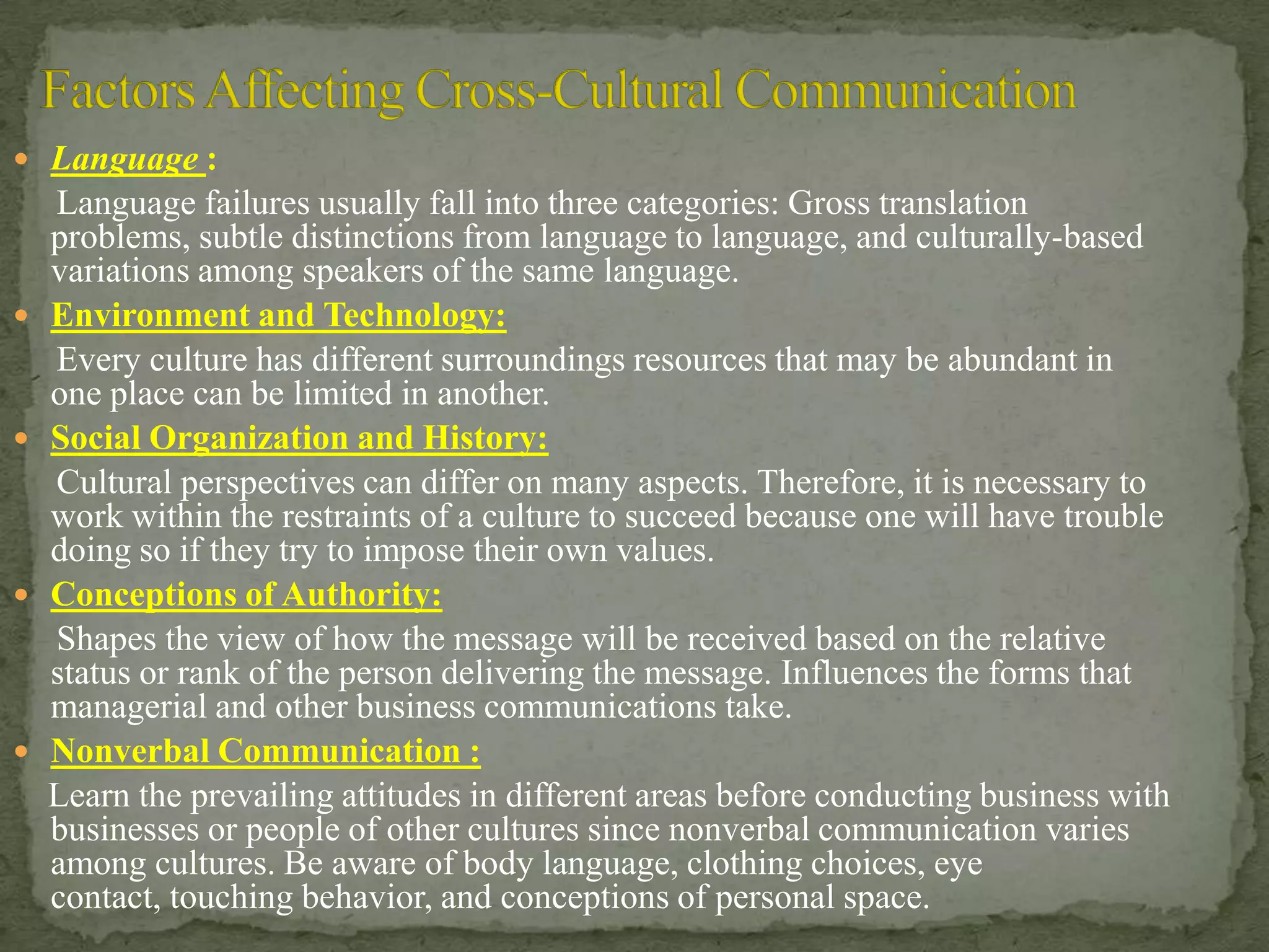 Cross culture communication | PPTX