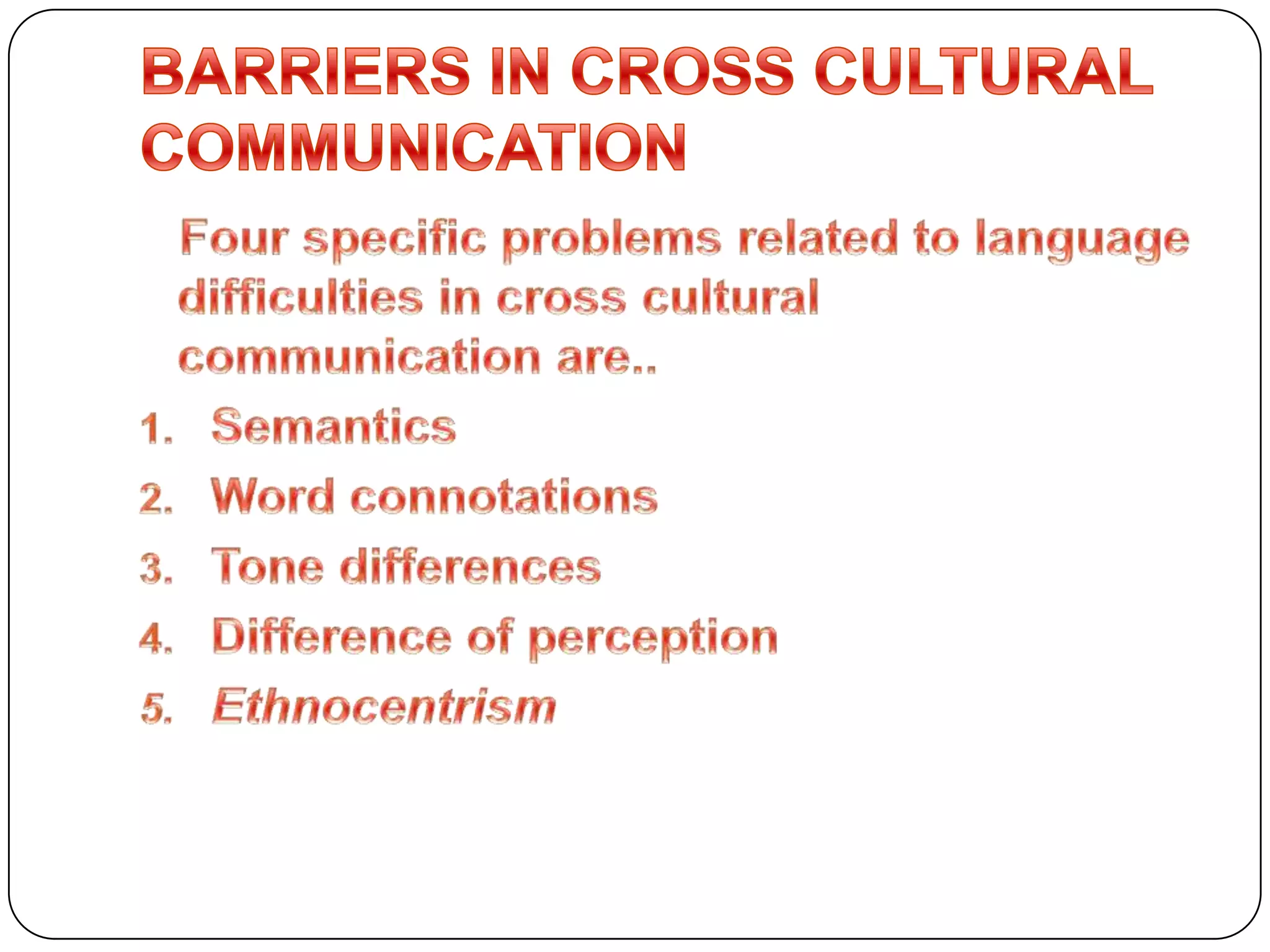 Cross culture communication | PPTX