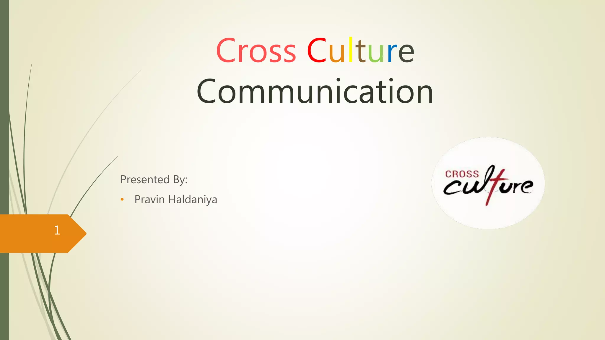 Cross culture communication | PPTX