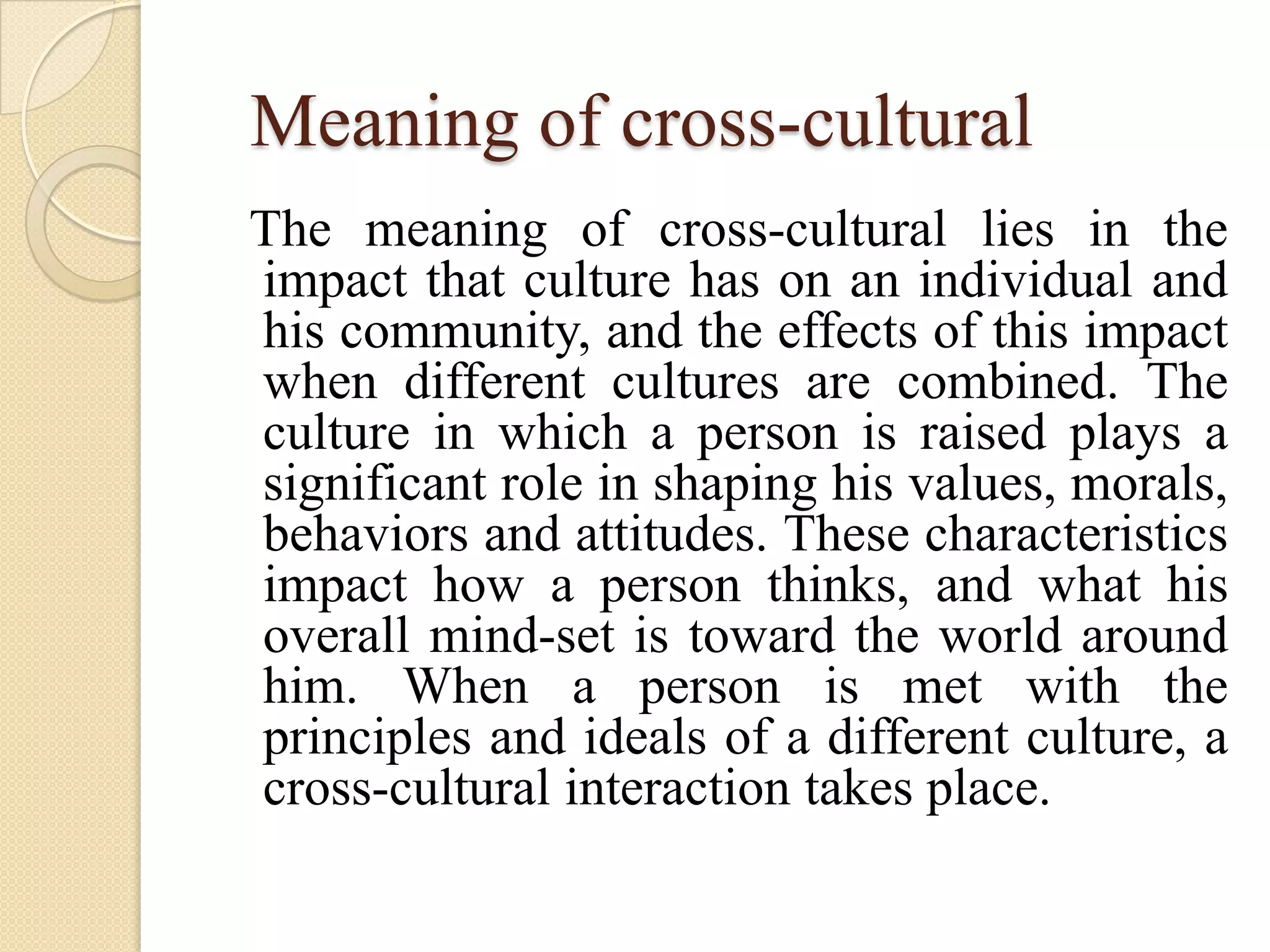 Cross culture decision making | PPTX
