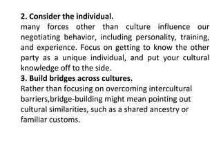 Cross culture negotiation | PPT