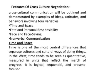 Cross culture negotiation | PPT