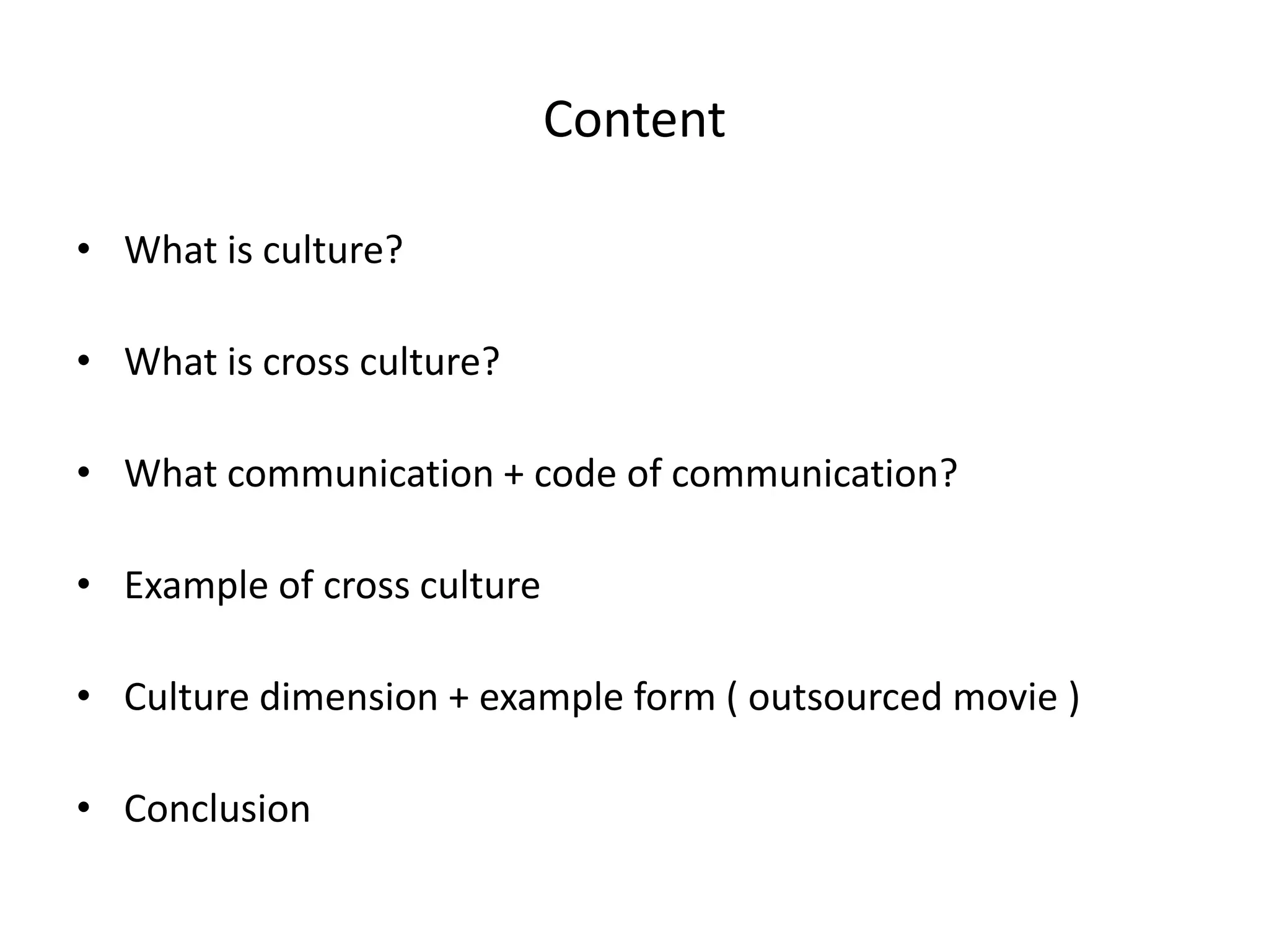 Cross culture presentation | PPTX