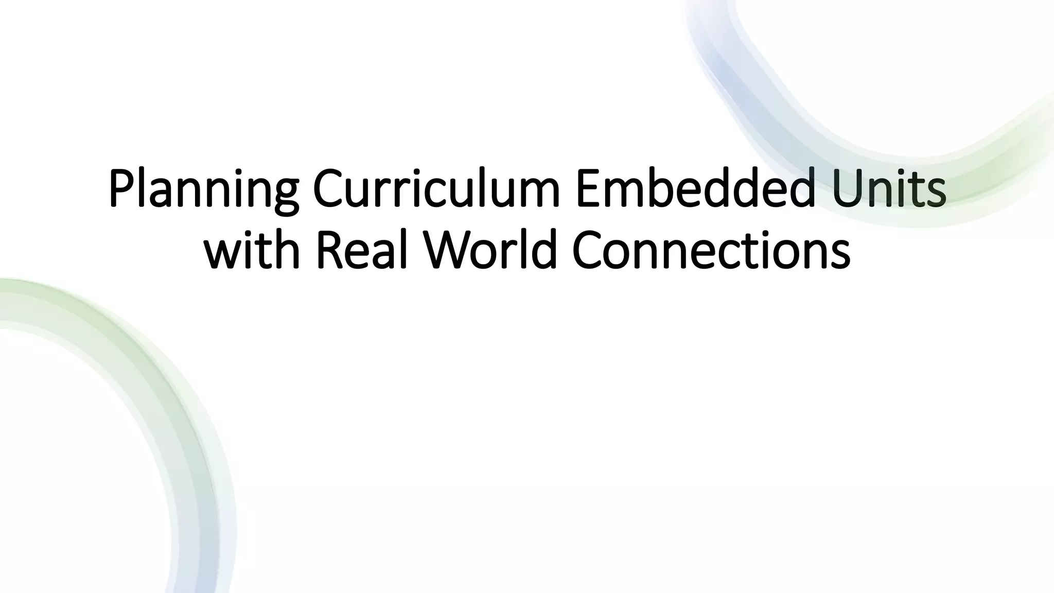 Cross curricular projects 2021 | PPTX