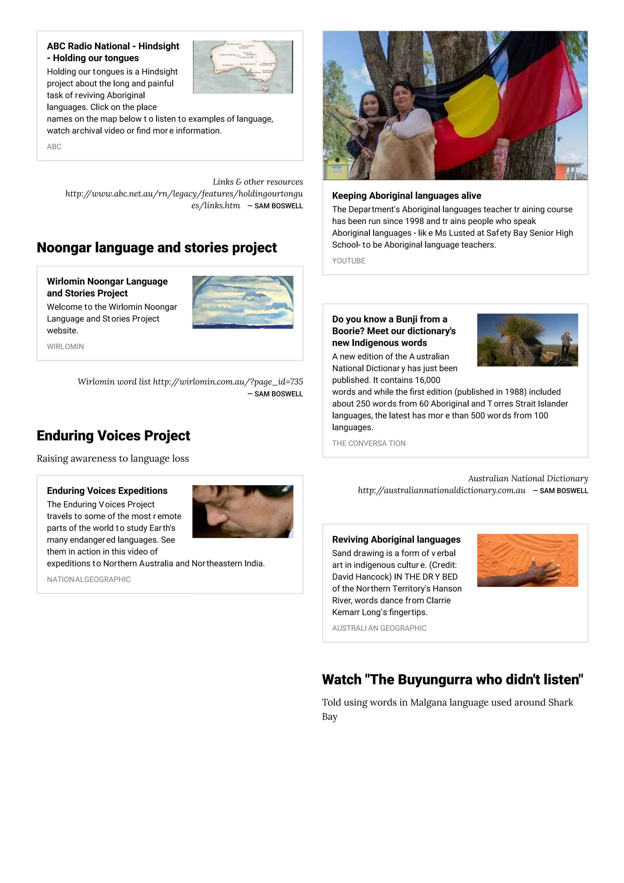 Aboriginal and Torres Strait Islander histories and culture cross ...