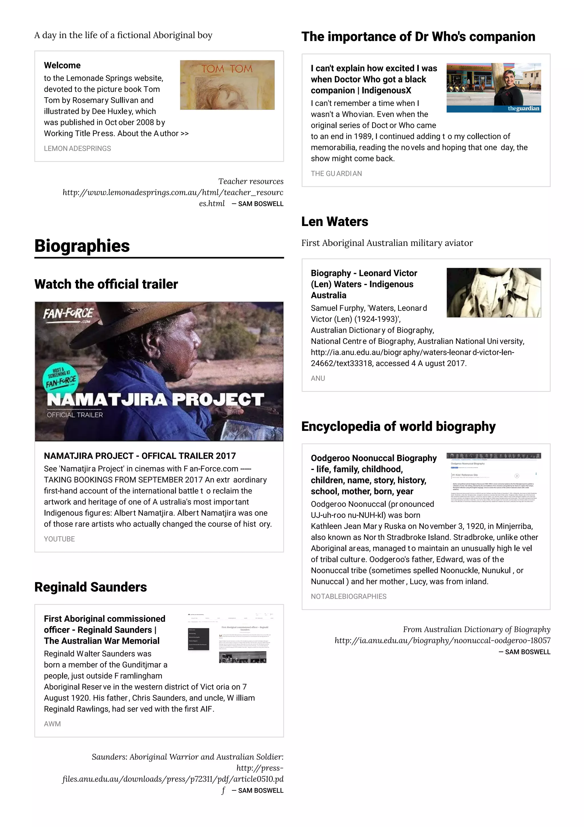 Aboriginal and Torres Strait Islander histories and culture cross ...