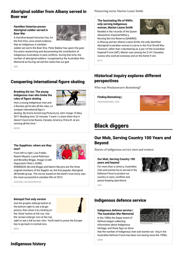 Aboriginal and Torres Strait Islander histories and culture cross ...