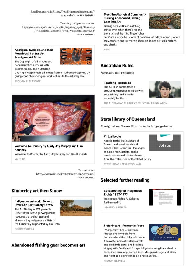 Aboriginal and Torres Strait Islander histories and culture cross ...