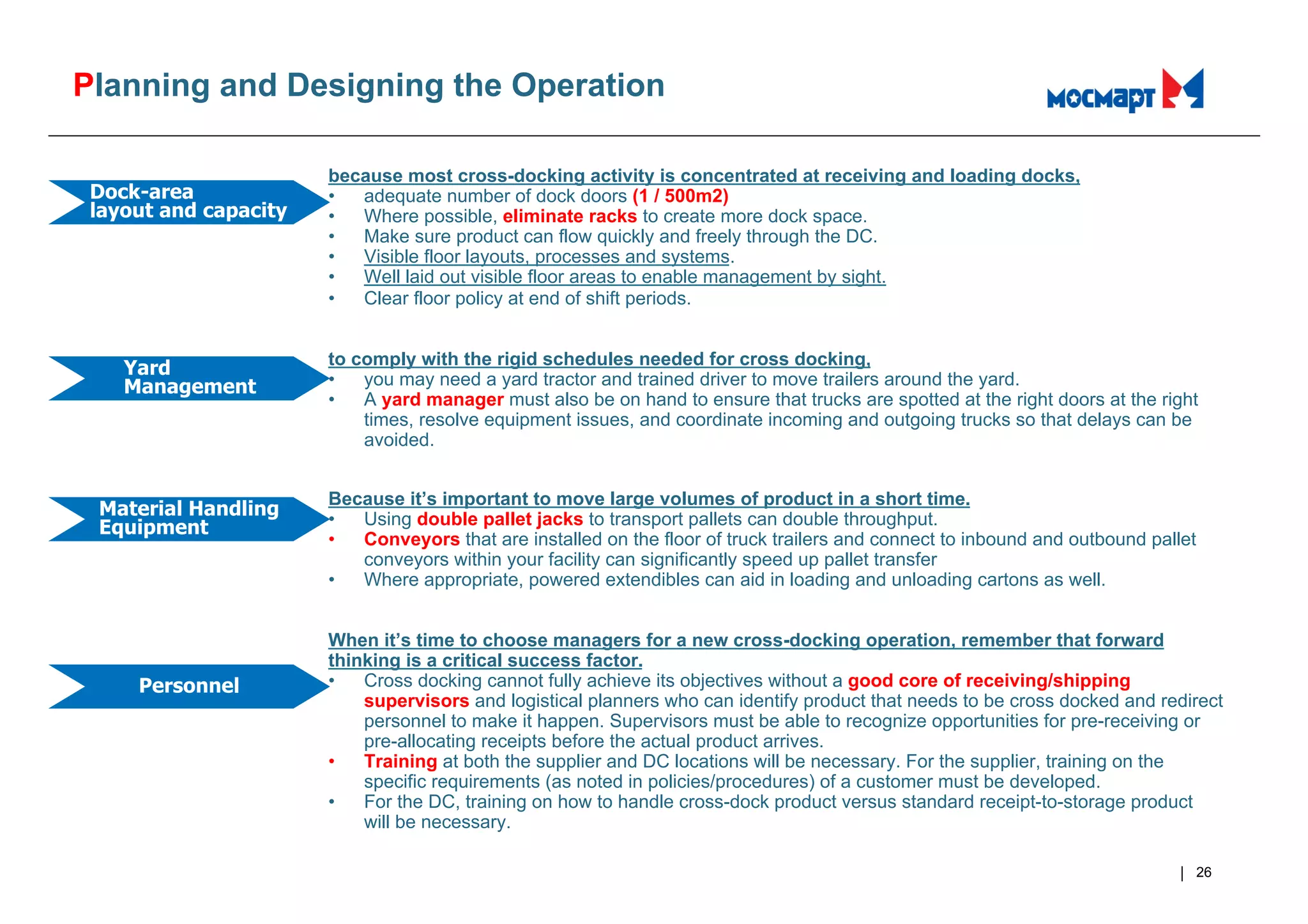 Cross Docking challenges in regional growth environment | PDF