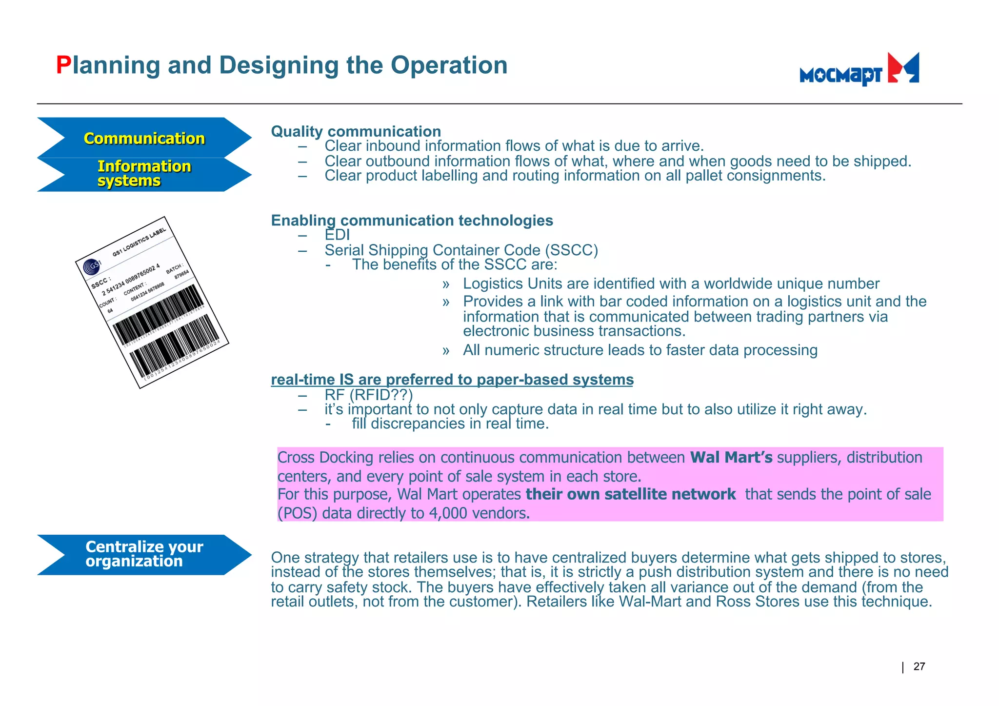 Cross Docking challenges in regional growth environment | PDF