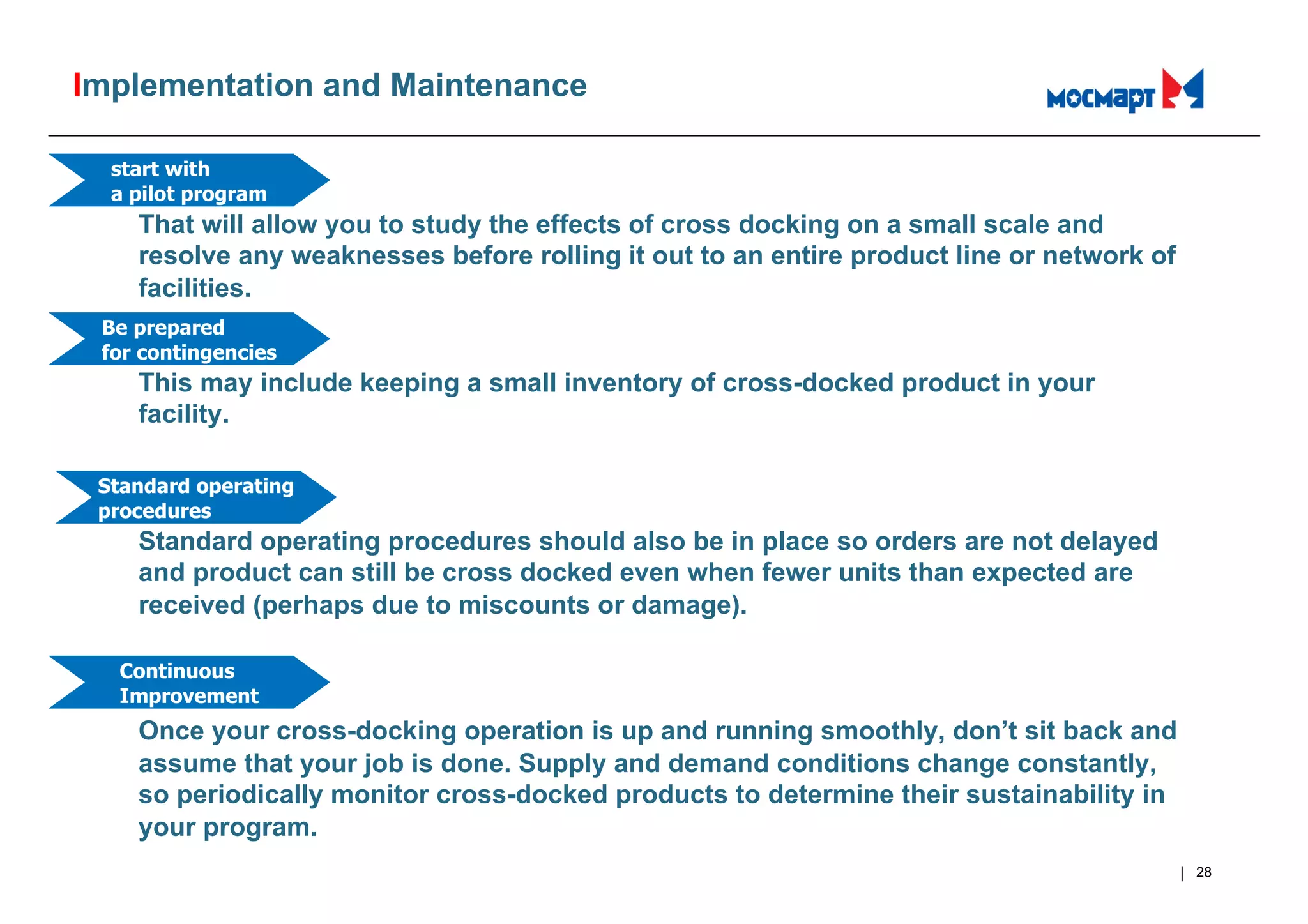 Cross Docking challenges in regional growth environment | PDF