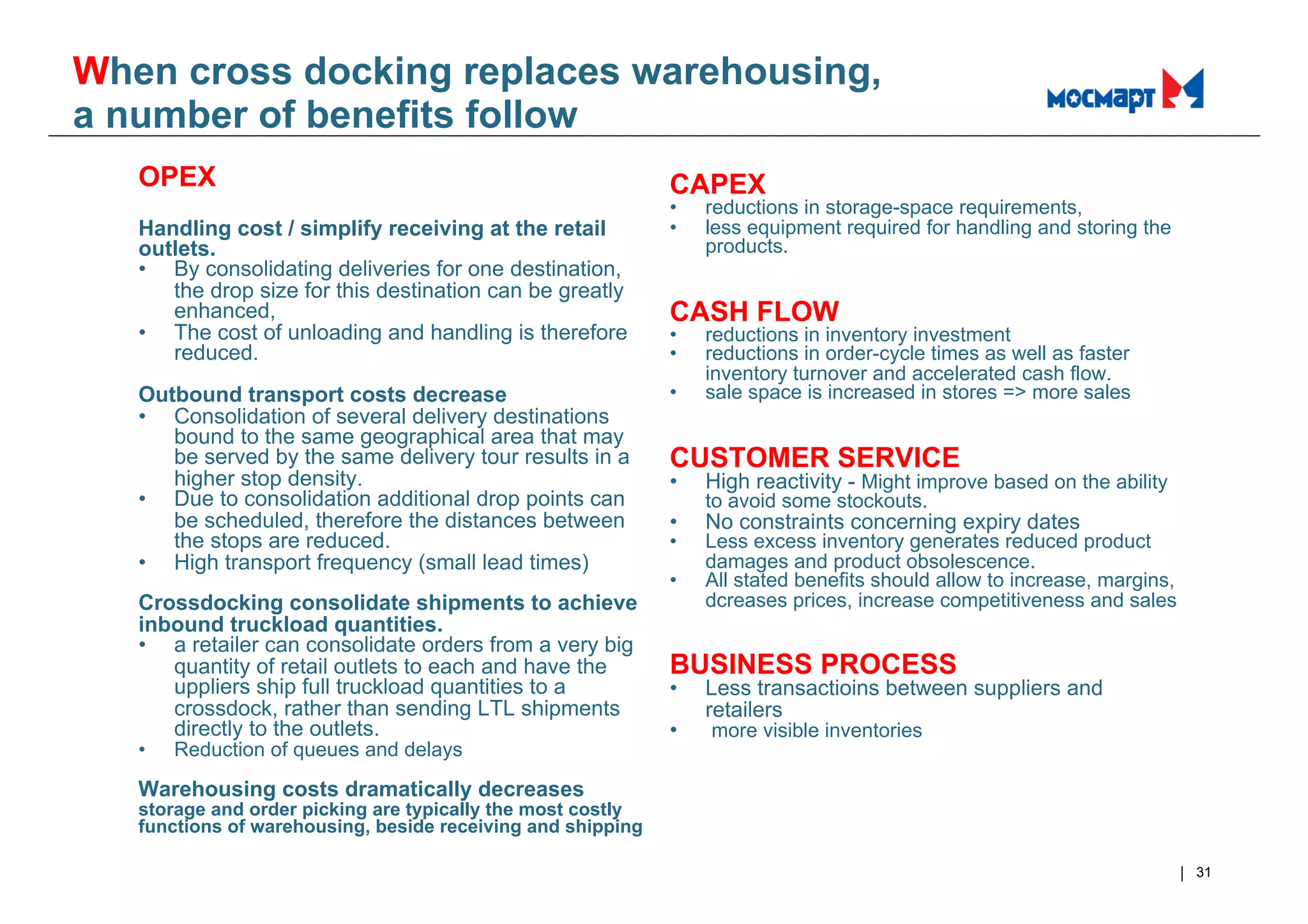 Cross Docking challenges in regional growth environment | PDF