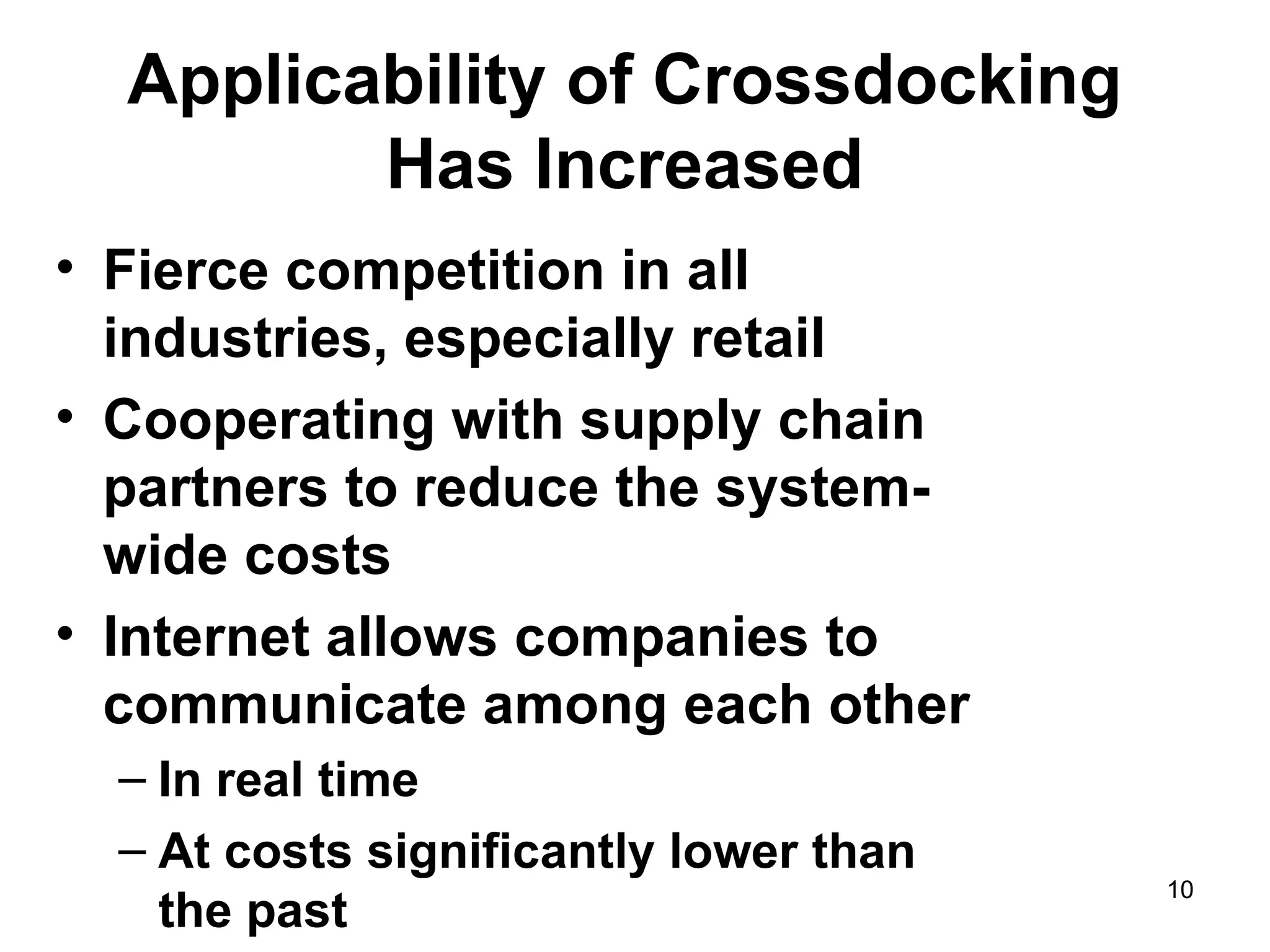 Cross docking | PPT