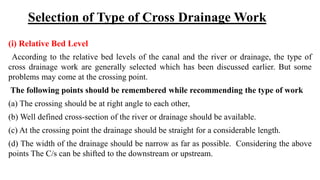 Cross drainage work | PPTX