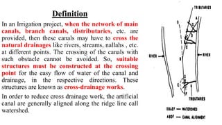 Cross drainage work | PPTX