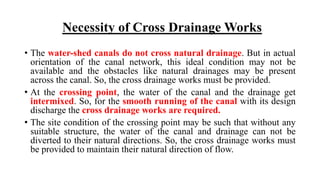Cross drainage work | PPTX