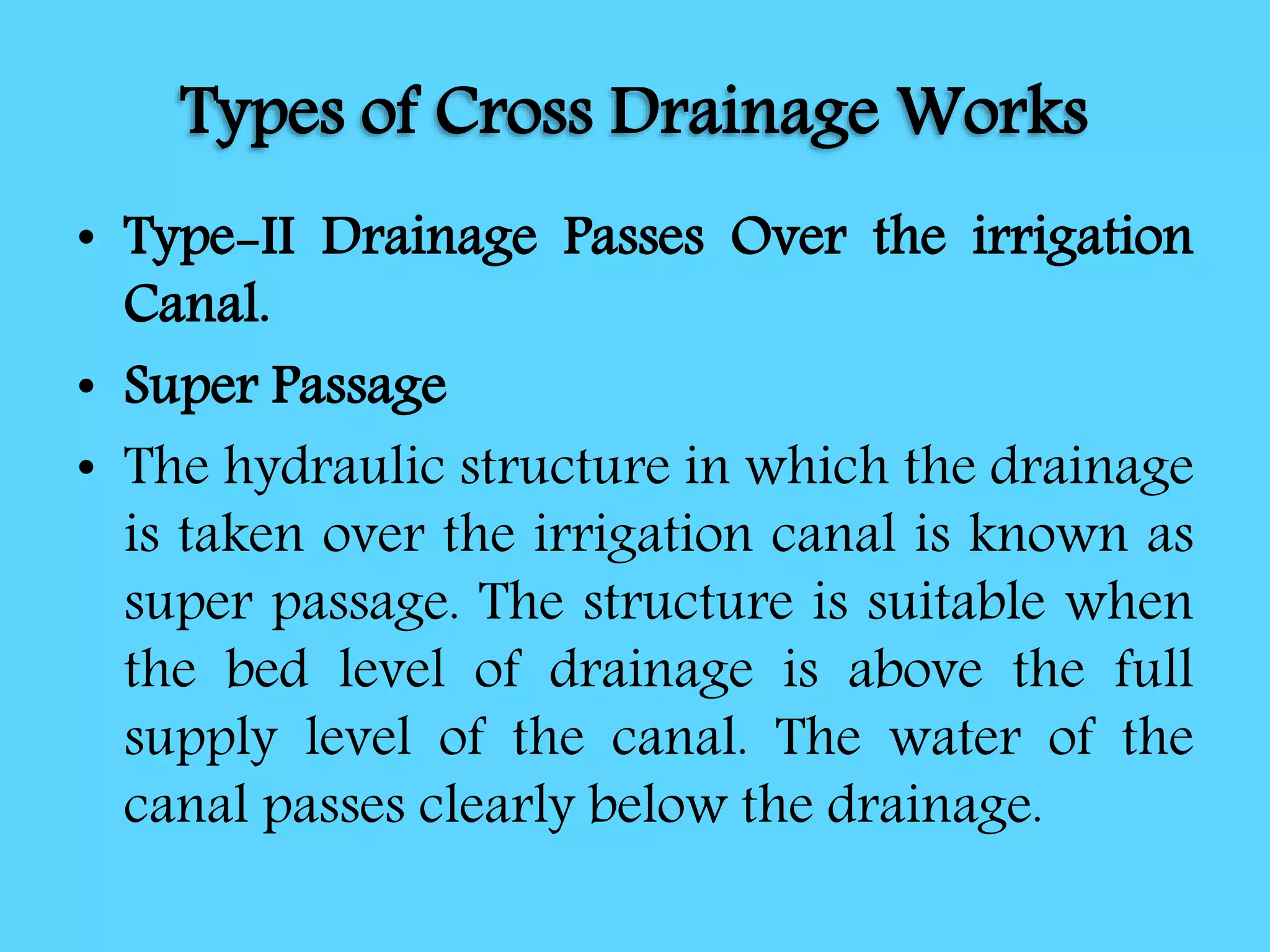 Cross Drainage Works | PPTX