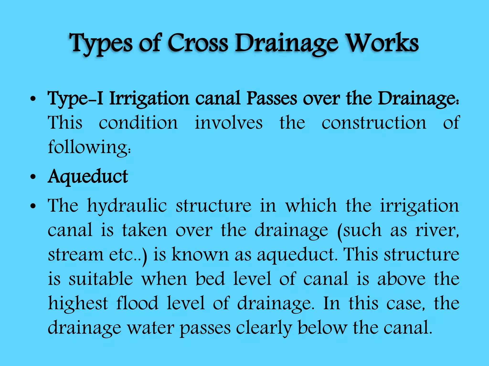 Cross Drainage Works | PPTX