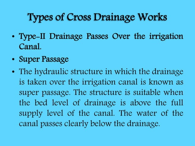Cross Drainage Works | PPTX