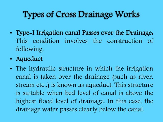 Cross Drainage Works | PPTX