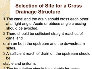 Cross drainage works | PPTX