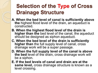 Cross drainage works | PPTX