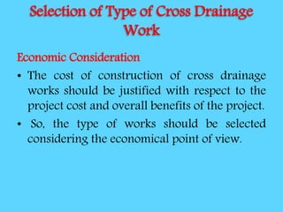 Crossdrainageworks | PPT