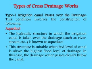 Crossdrainageworks | PPT