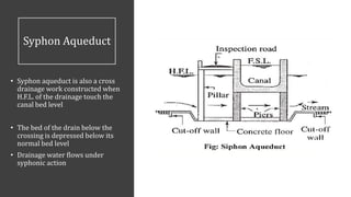 Cross Drainage Work(water resources engineering) | PPT