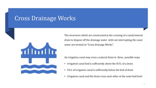 Cross Drainage Work(water resources engineering) | PPT