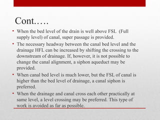 CROSS DRAINAGE WORKS AND THEIR FUNCTIONS | PPTX