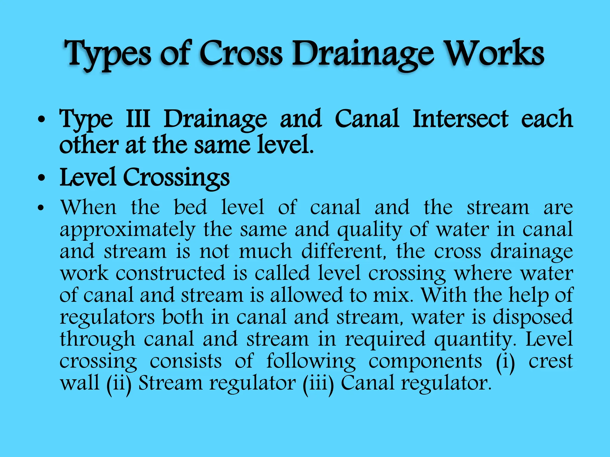 CROSS DRAINAGE WORKS _ MODULE III.pdf CROSS DRAINAGE WORKS _ MODULE III.pdf