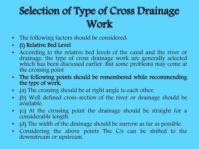 CROSS DRAINAGE WORKS _ MODULE III.pdf CROSS DRAINAGE WORKS _ MODULE III.pdf