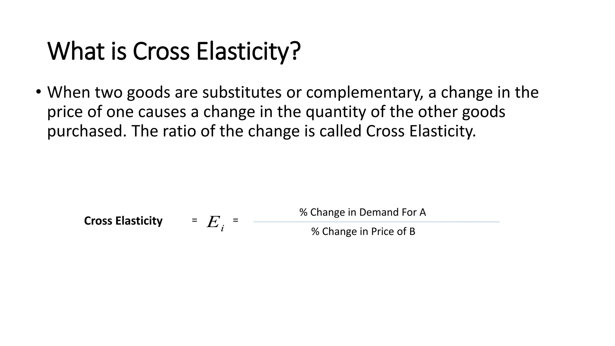Cross Elasticity.pptx