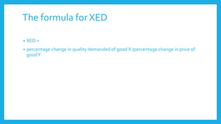 Cross elasticity of demand | PPTX