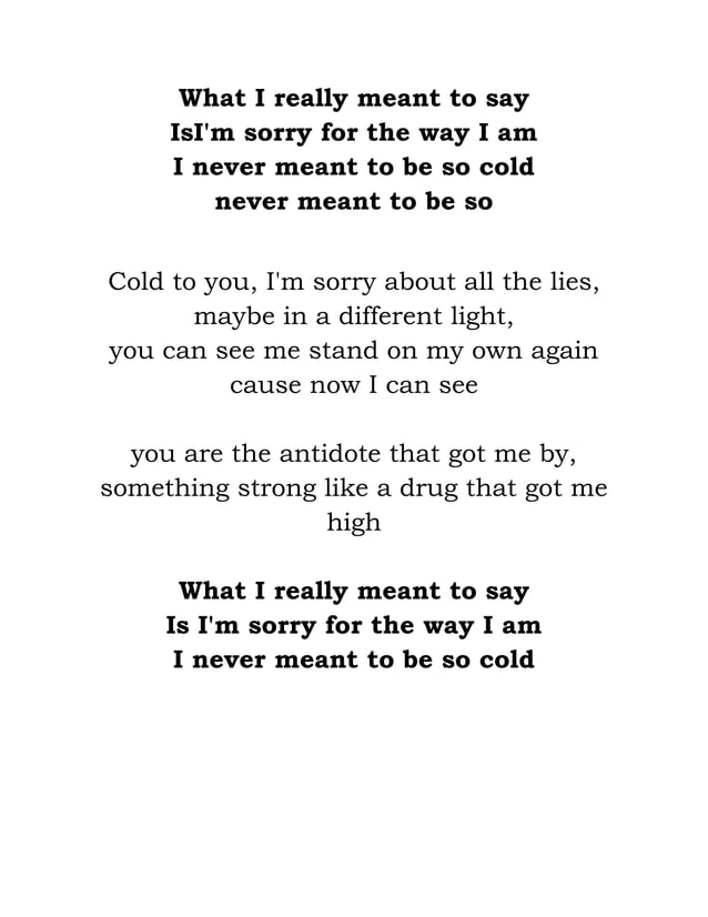 Crossfade cold | PDF