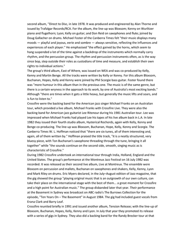 Crossfire (band) - dissertation.docx