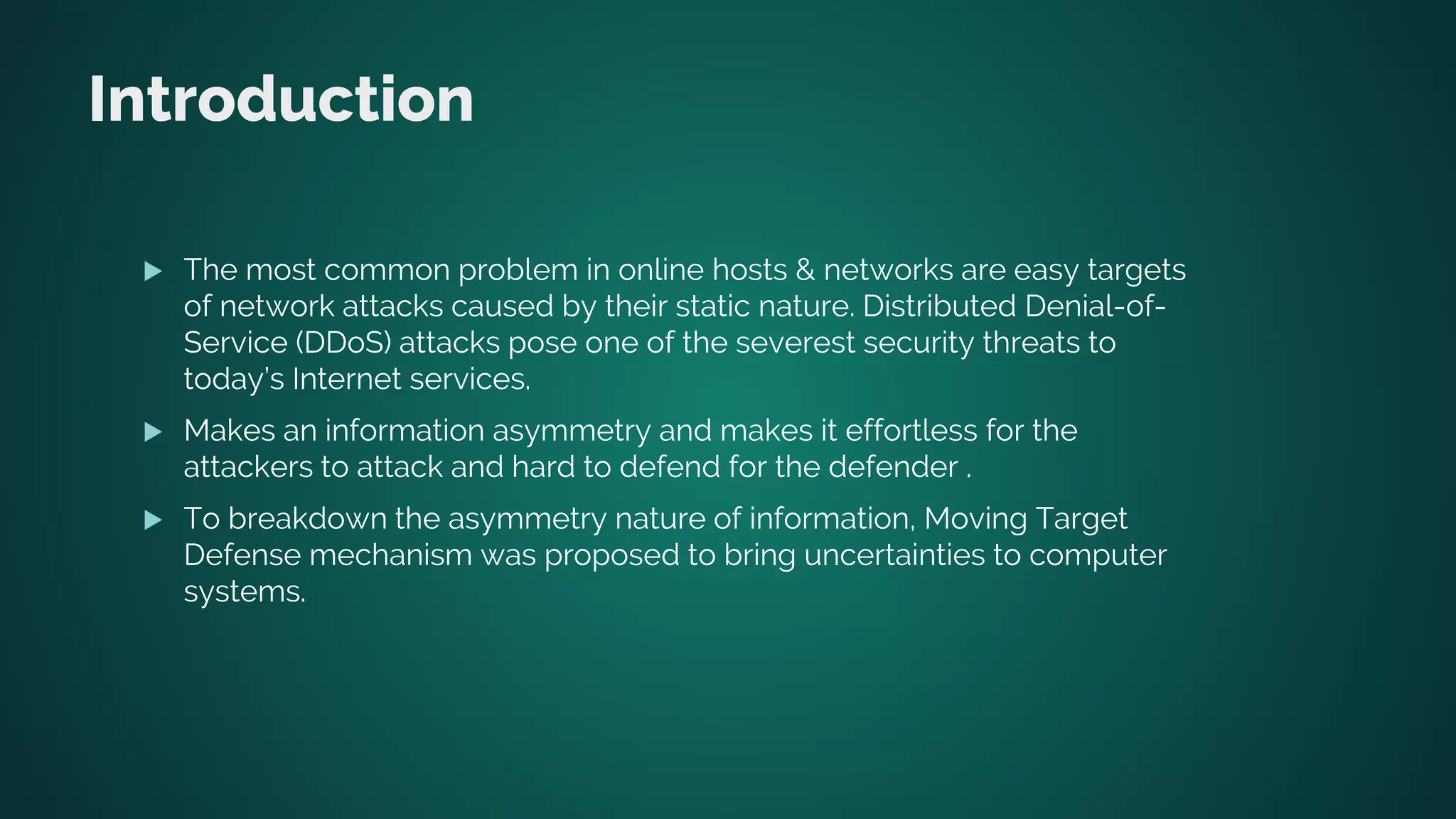 Crossfire DDoS Protection | PPT