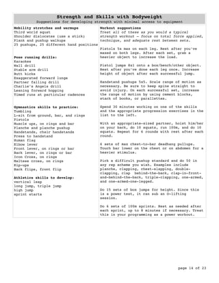 Crossfit Bodyweight WODs | PDF