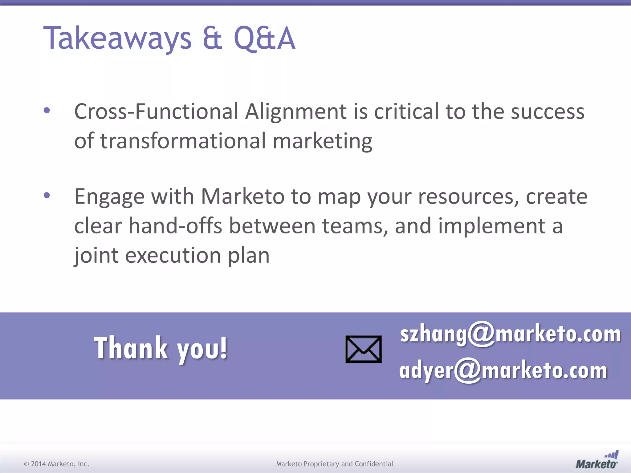 Drive Marketing Automation Success - Cross-Functional Alignment | PPTX