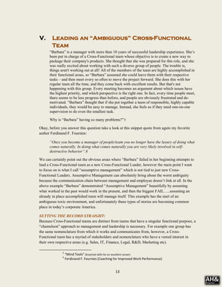 CROSS FUNCTIONAL LEADERSHIP WHITEPAPER | PDF