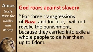 Amos_God's Roar for Justice and Mercy_Crosshairs | PPTX