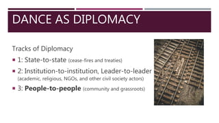 Dance Diplomacy and International Exchange | PPT