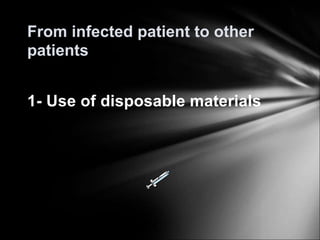 Cross infection | PPT