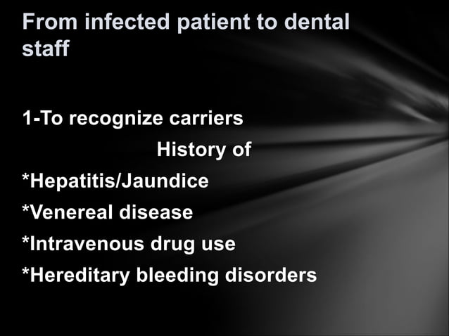 Cross infection | PPT