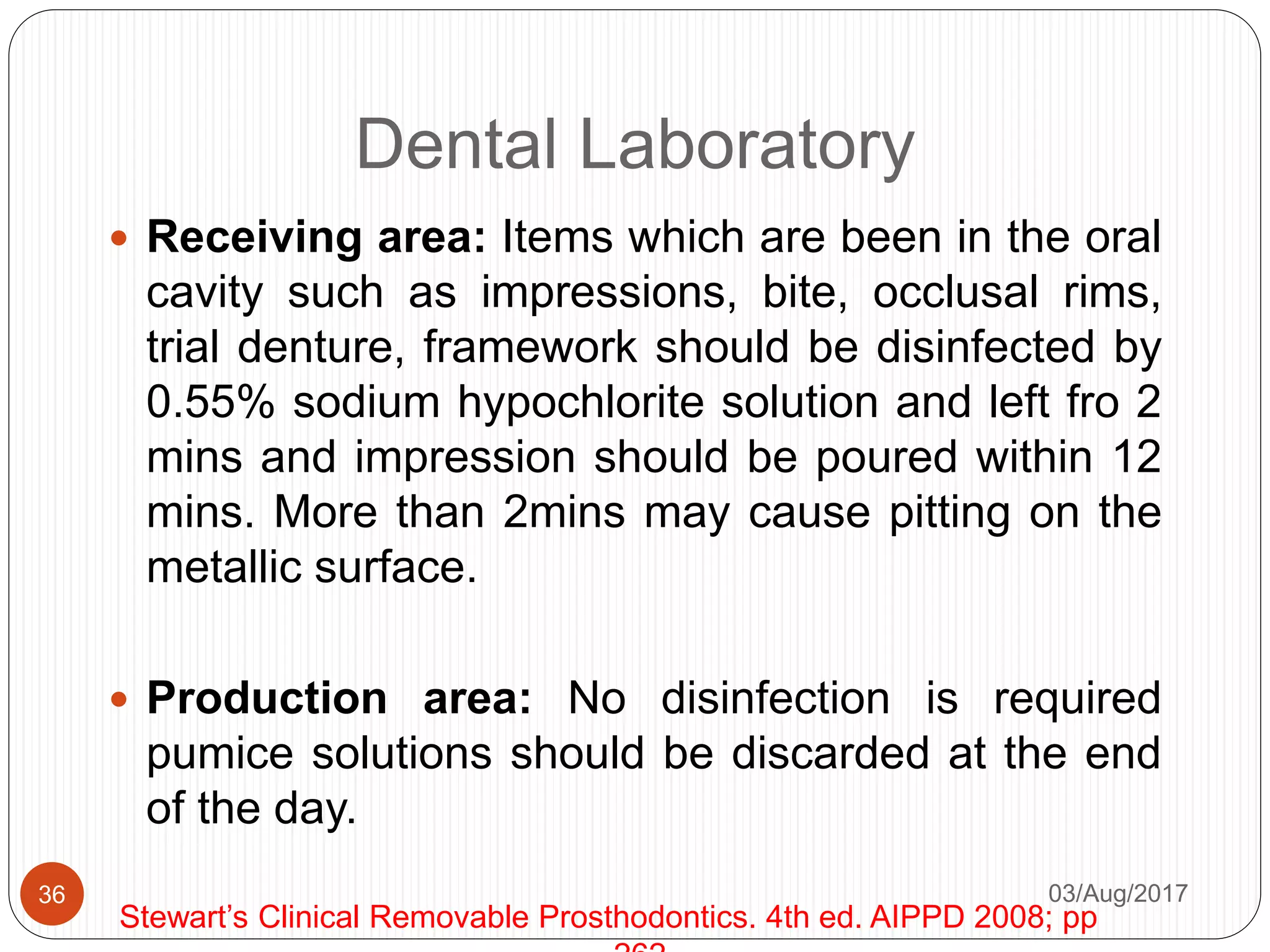 Cross Infection control in Prosthodontics.pptx