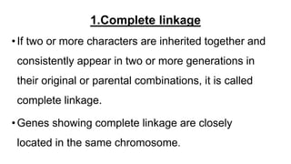 LINKAGE AND CROSSING OVER | PPTX