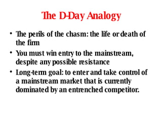 Crossing The Chasm | PPT