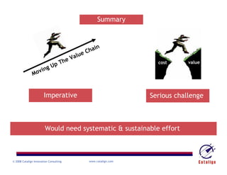 Technology captives in India & crossing the cost-value chasm | PPT